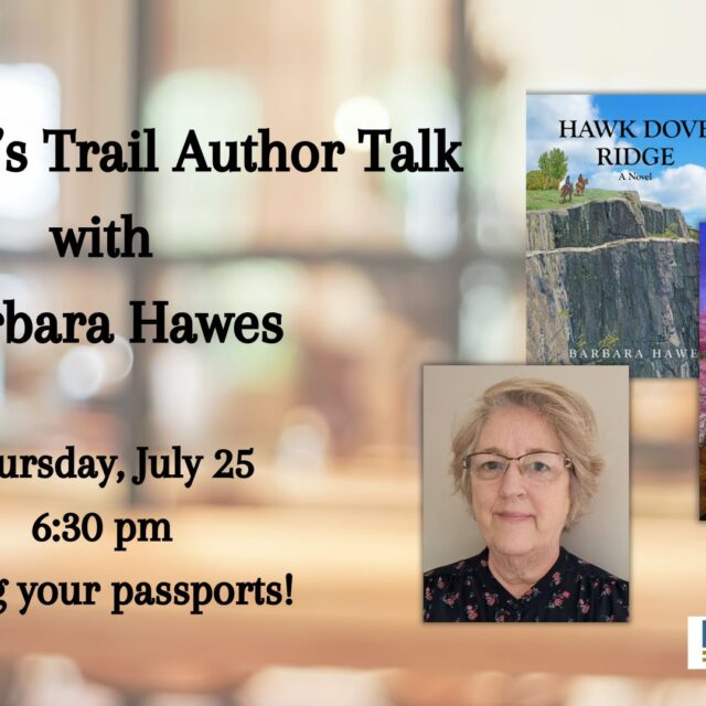 CT Author’s Trail – Author event with Barbara Hawes
